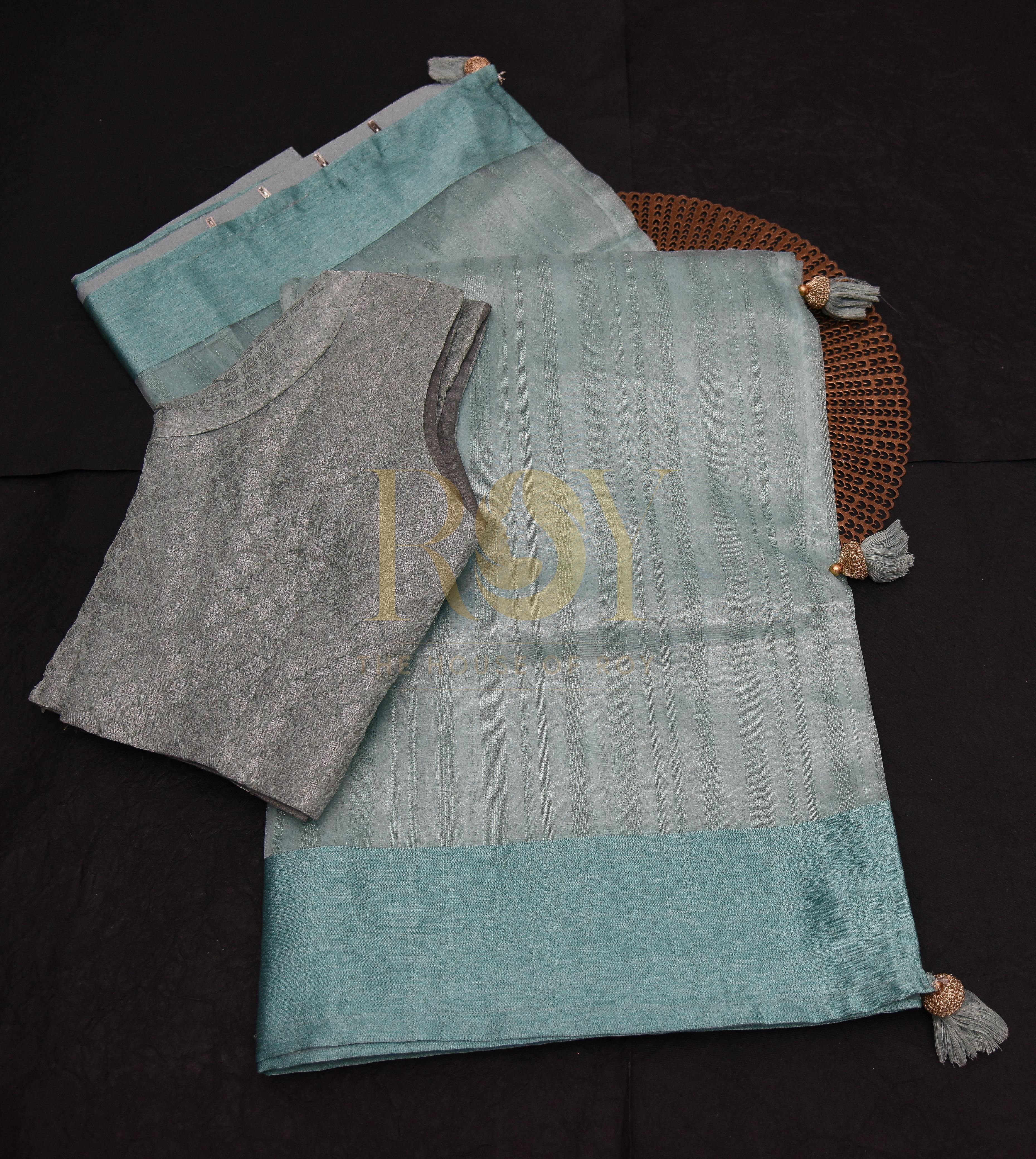 Readymade Organza Saree – The House Of Roy
